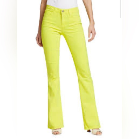 L'AGENCE | Jeans | Lagence Womens High Rise Flared Bell Yellow Jeans ...